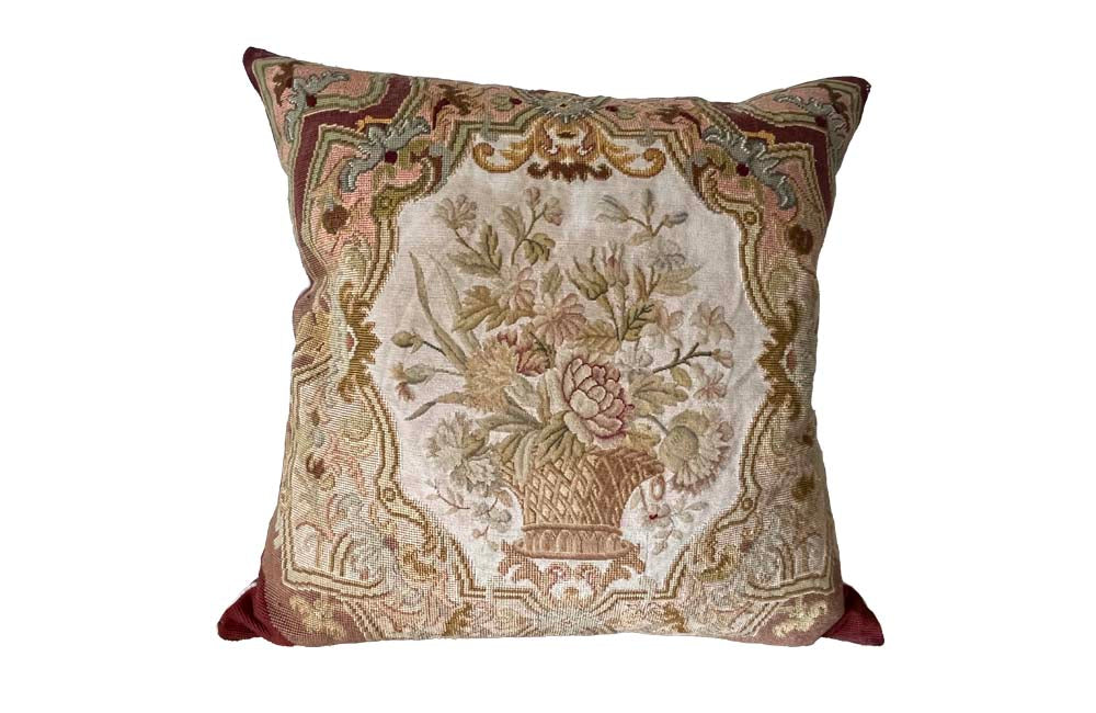 19th Century Tapestry Cushion - Decorative Antiques - AD & PS Antiques