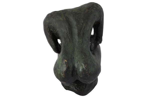 A BRONZE SCULPTURE OF A CROUCHING WOMAN-AD & PS ANTIQUES – AD & PS Antiques