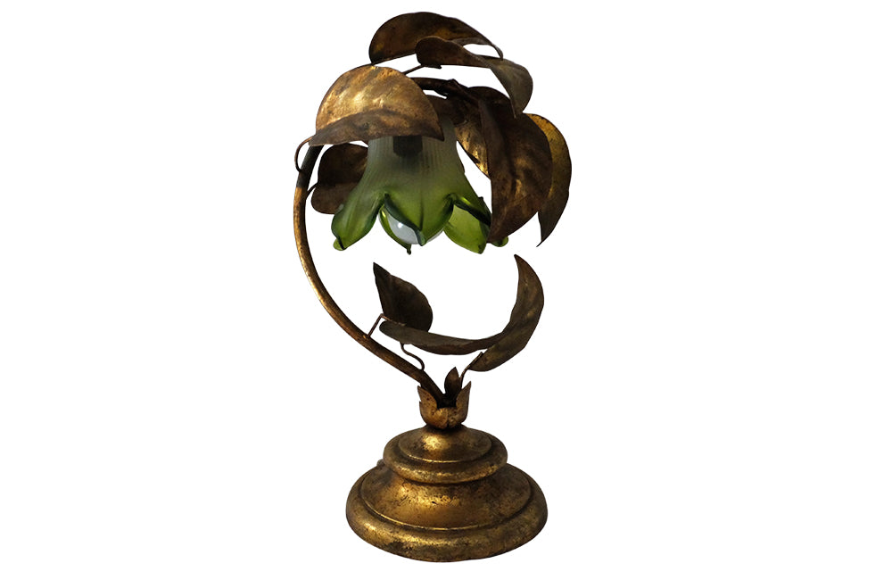 VINTAGE GILTMETAL TABLE LAMP-AD & PS ANTIQUES – AD & PS Antiques