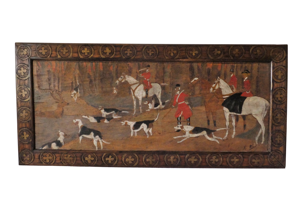 Decorative Hunting Panel - French Decorative Antiques – AD & PS Antiques